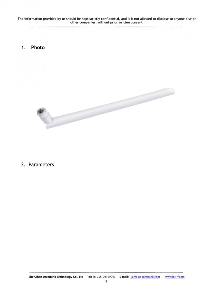 DL-J001 datasheet page 3