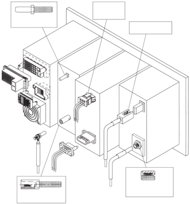 TE Connectivity 1648586-1 Backplane Connector Housing for sale
