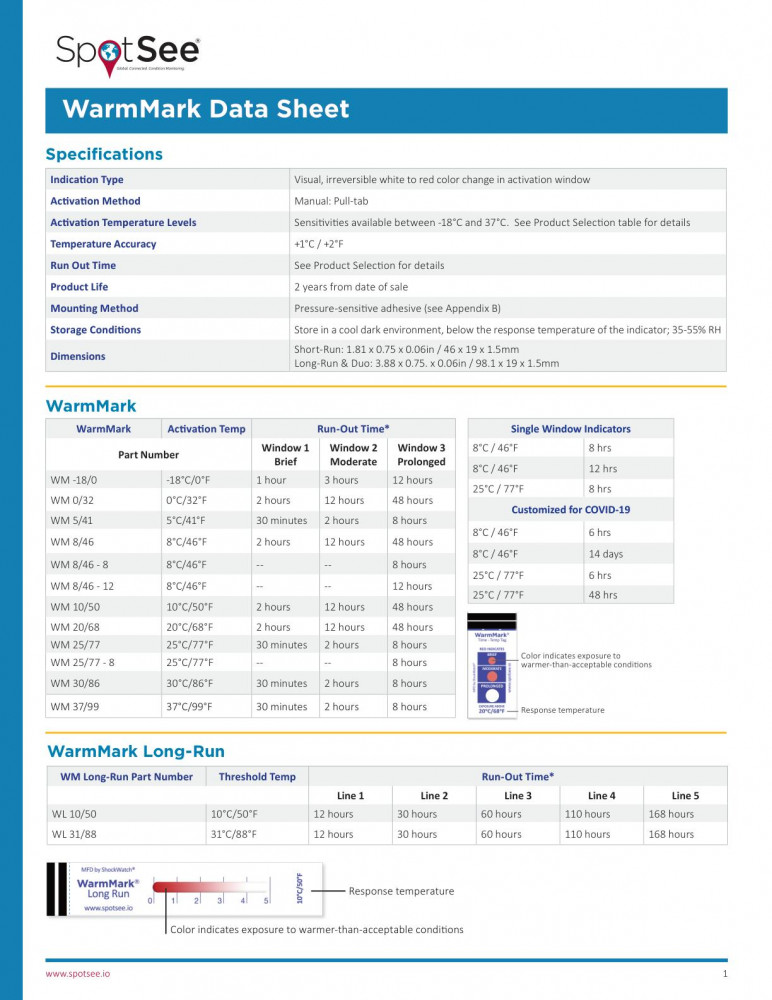 WarmMark technical document page 1