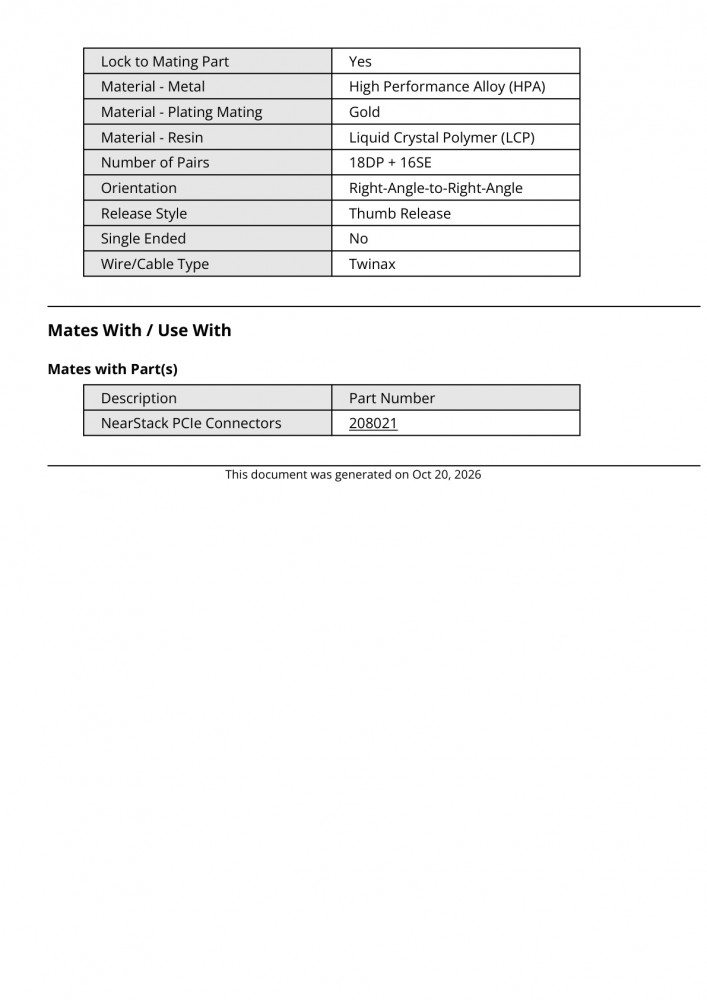 MOLEX 2209310275 technical document page 3