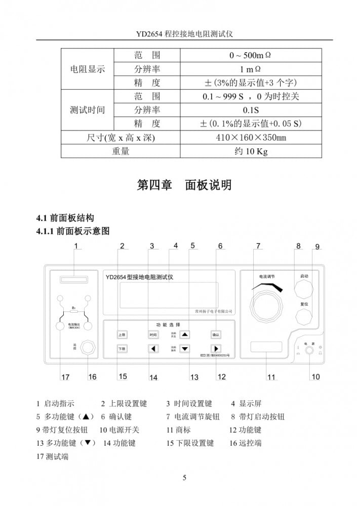 YD2654 manual page 5