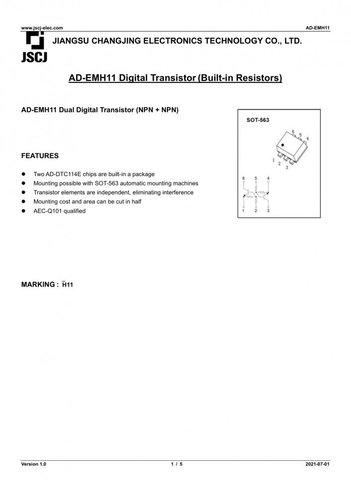 AD-EMH11 datasheet page 1