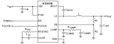 RT2101B - 2.95V to 6V Input, 2A Output, 2MHz, Synchronous Step-Down Converter