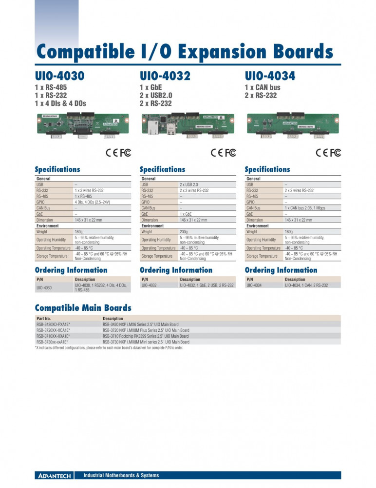 RSB-3730 product documentation page 3
