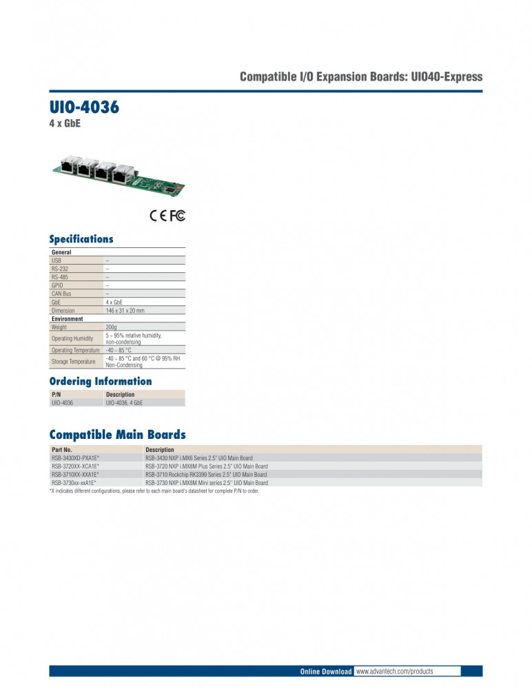 RSB-3730 product documentation page 4