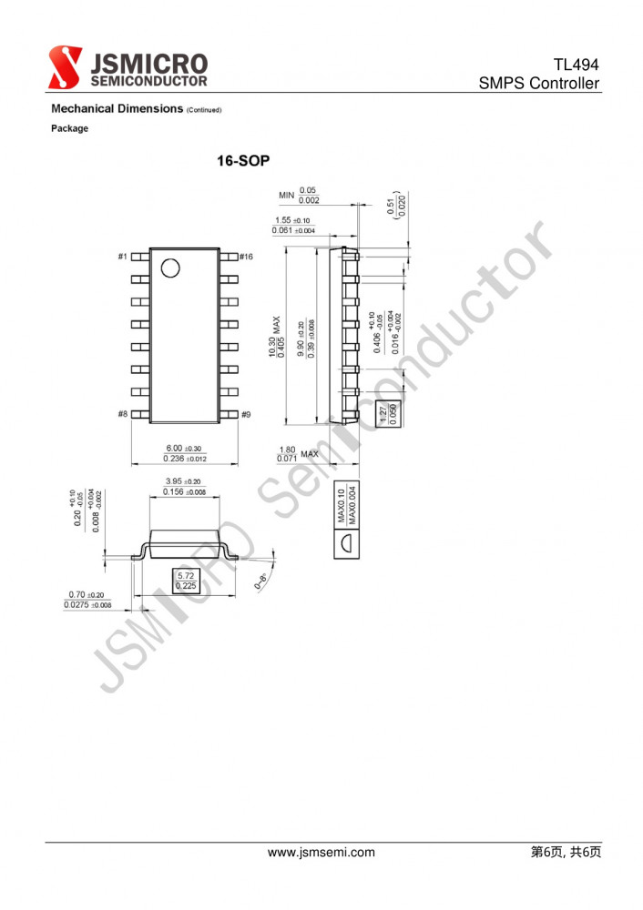 JSMSEMI TL494 datasheet page 6