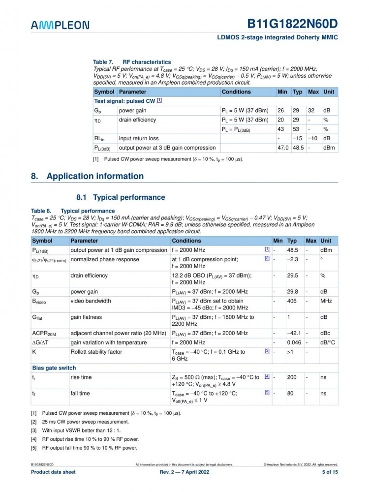 B11G1822N60D technical document page 5