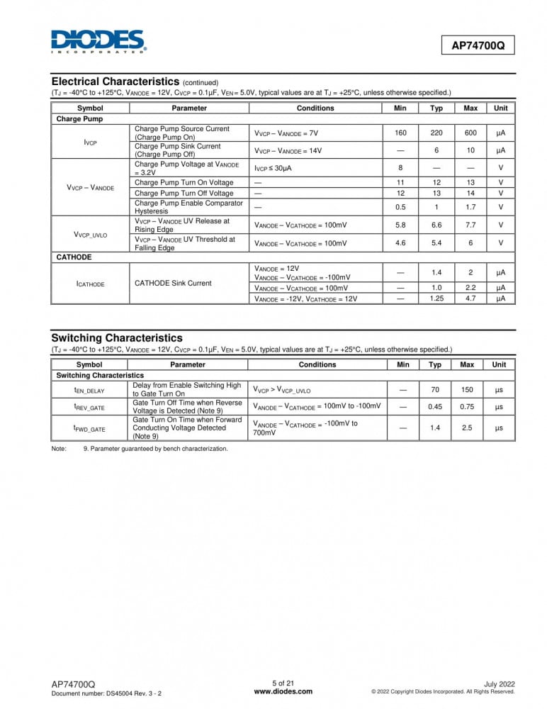 AP74700QW6-7 datasheet page 5