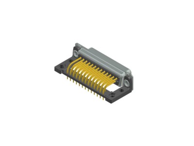 D-SUB Standard • 25-pos. • Socket • Solder pin angled .590
