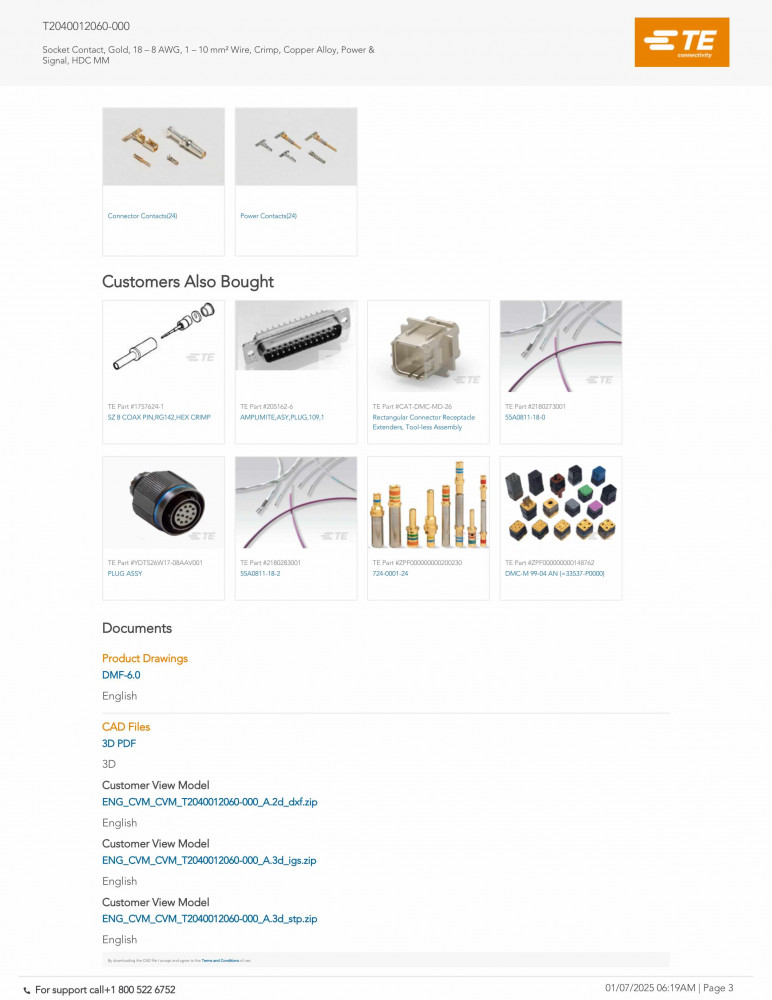T2040012060-000 technical document page 3