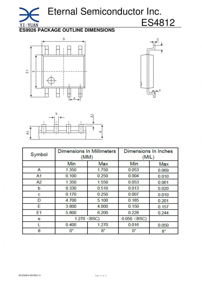 ES4812 datasheet page 5