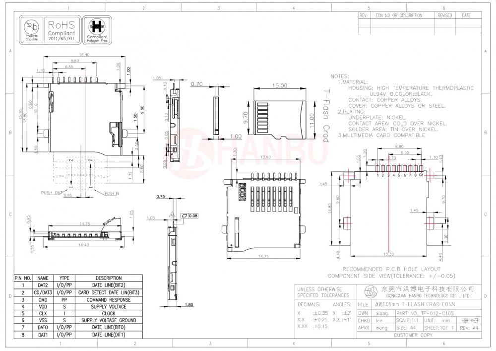 TF-012-C105 technical document preview