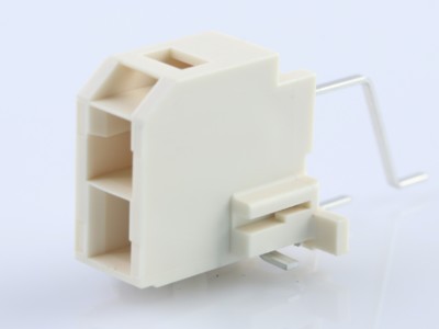 CP-6.5 Header, 6.50mm Pitch, Dual Row, Right-Angle, Polarized, Through Hole, Tape and Reel Packaging, 2 Circuits, Natural