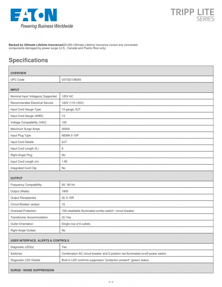 TLP606B technical document page 2