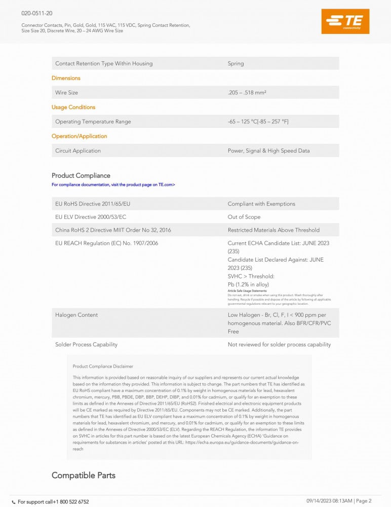 020-0511-20 technical document page 2