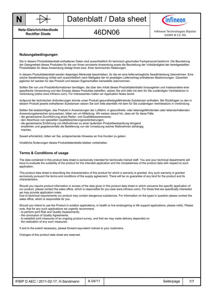 46DN06 datasheet page 7