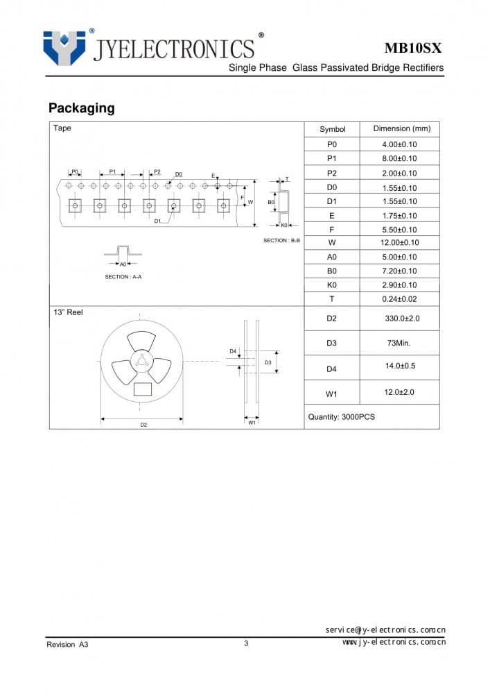 MB10SX datasheet page 3