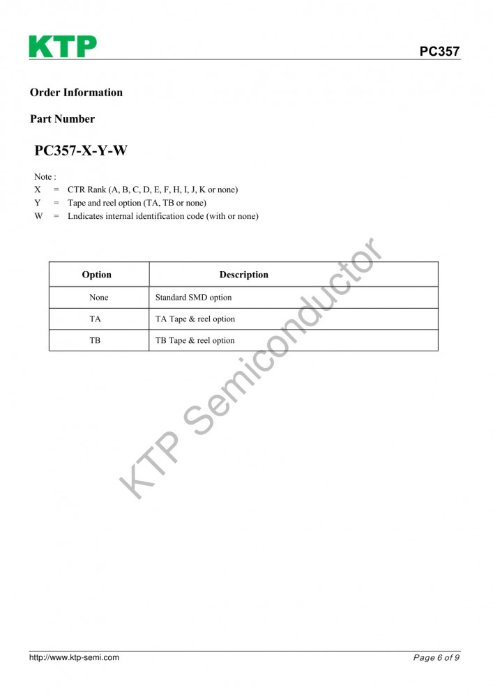 PC357 datasheet page 6