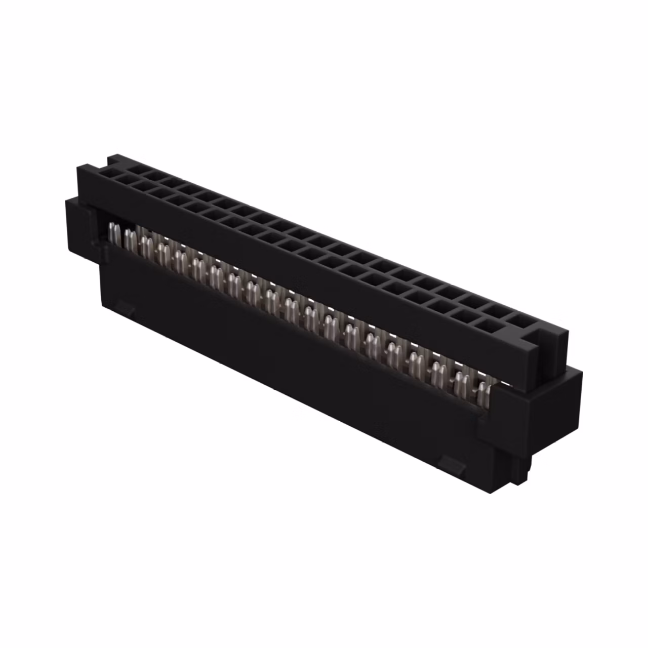 Milli-Grid Cable-to-Board Receptacle, Dual Row, IDT, Lead-Free, 40 Circuits, 0.38µm Gold (Au) Plating, Dual Locking Friction Ramps for sale