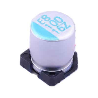 Lelon OVZ561M0ETR-0608 Aluminum-Polymer Capacitor