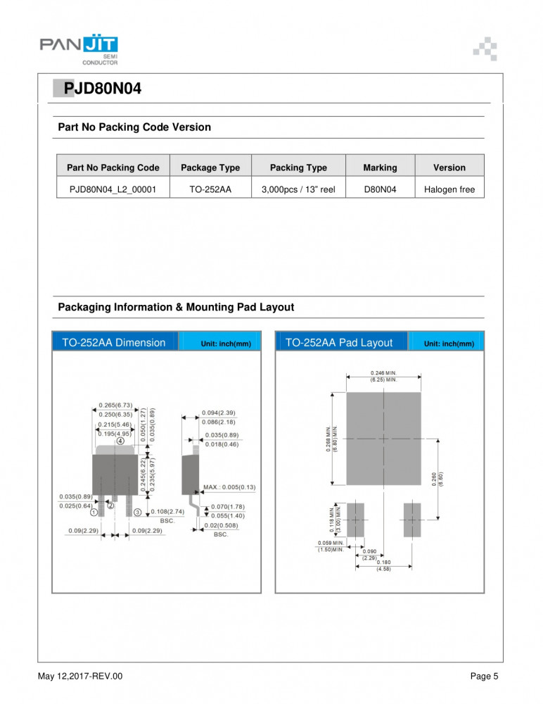 PJD80N04 datasheet page 5
