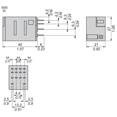 Schneider RXM4AB3P7 Power Relay for sale