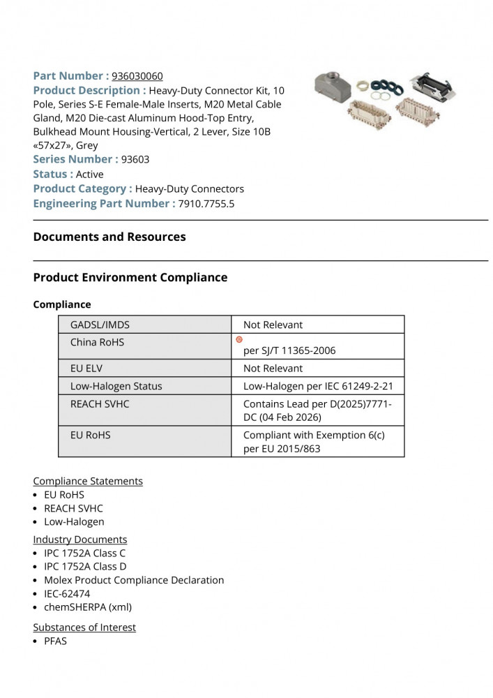 936030060 technical document page 1