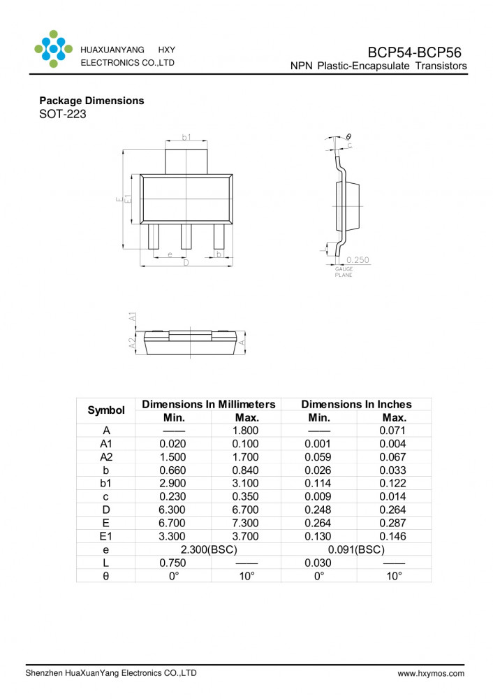 BCP56 datasheet page 4