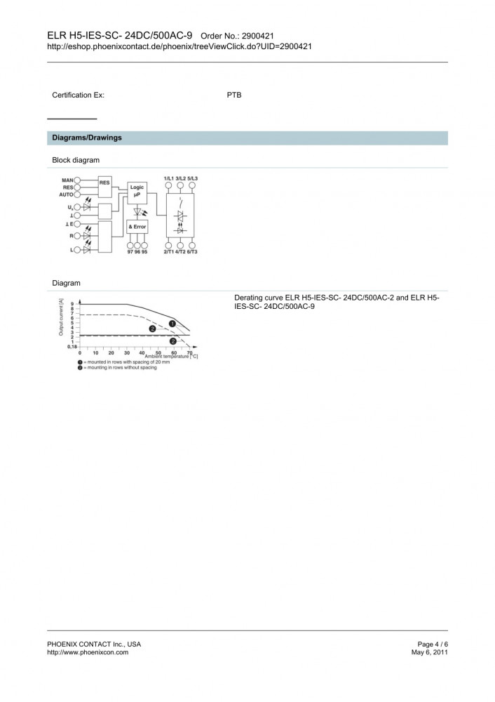 Phoenix Contact 2900421 technical document page 4