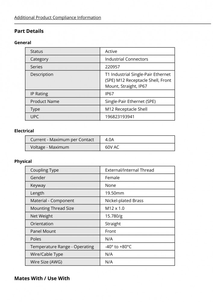 2209570012 product drawing page 2