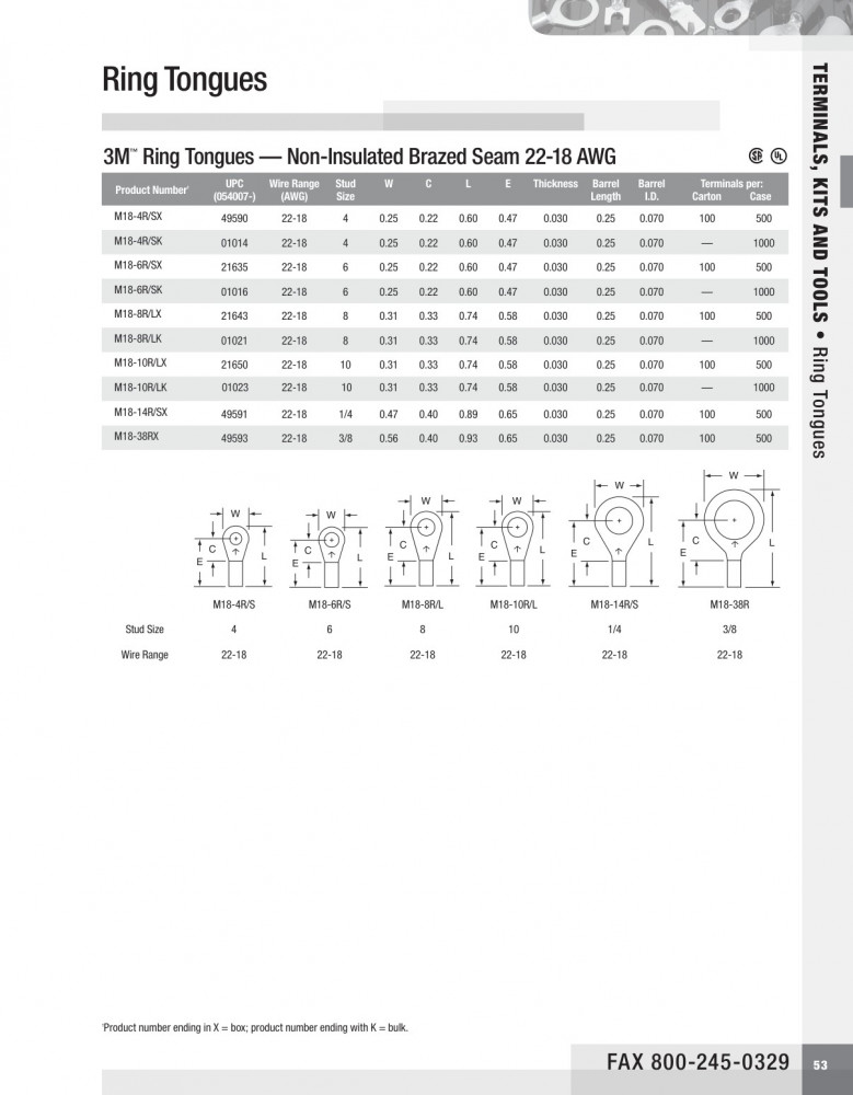 3M M14-8R/LK technical document page 7