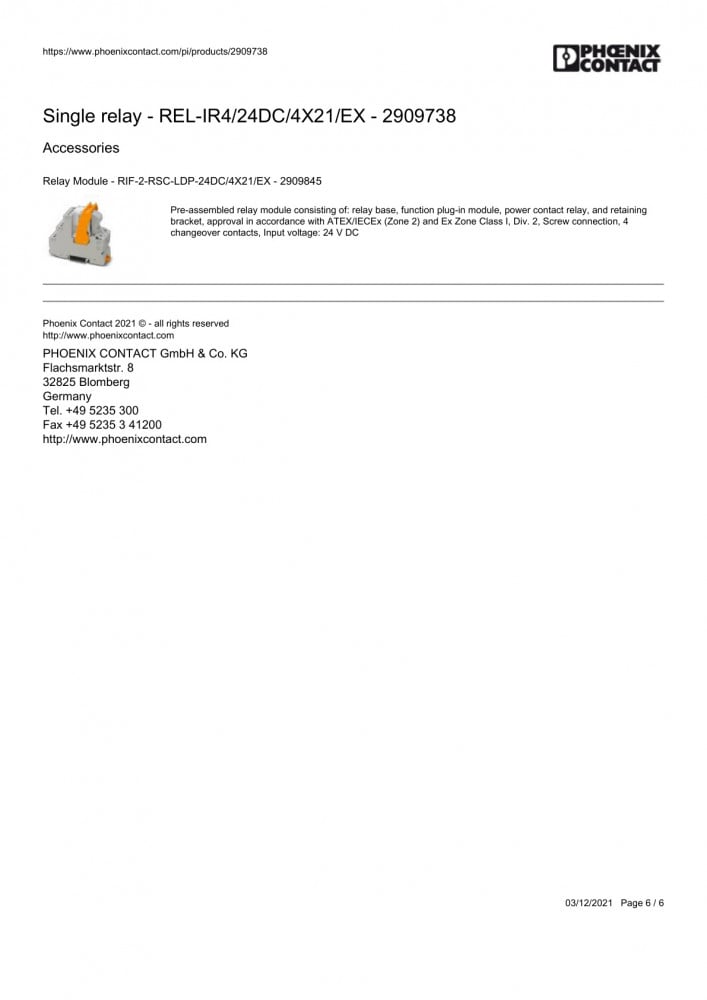 Phoenix Contact 2909738 document page 6