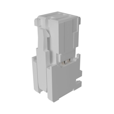 5.00mm Pitch Appli-Mate RAST 5 IDT Housing, Female, 4A, 2 Circuit, Natural, Position Keys 1a & 2b, Code Key d20, Latch Between Circuits 1 & 2 for sale