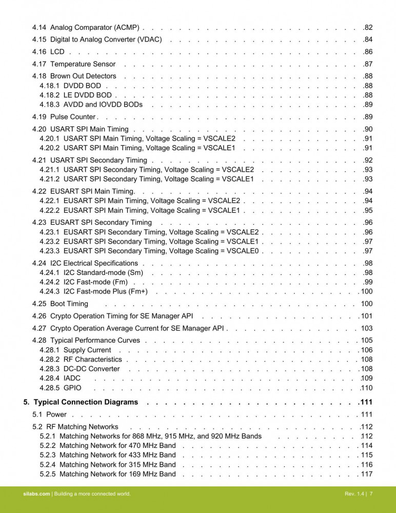 EFR32FG23 datasheet page 7