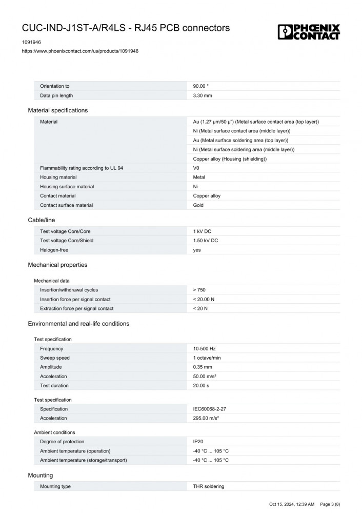 Phoenix Contact 1091946 product document page 3