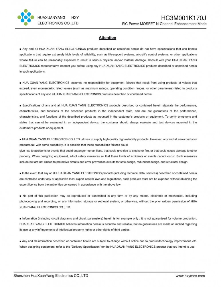 HC3M001K170J datasheet page 9
