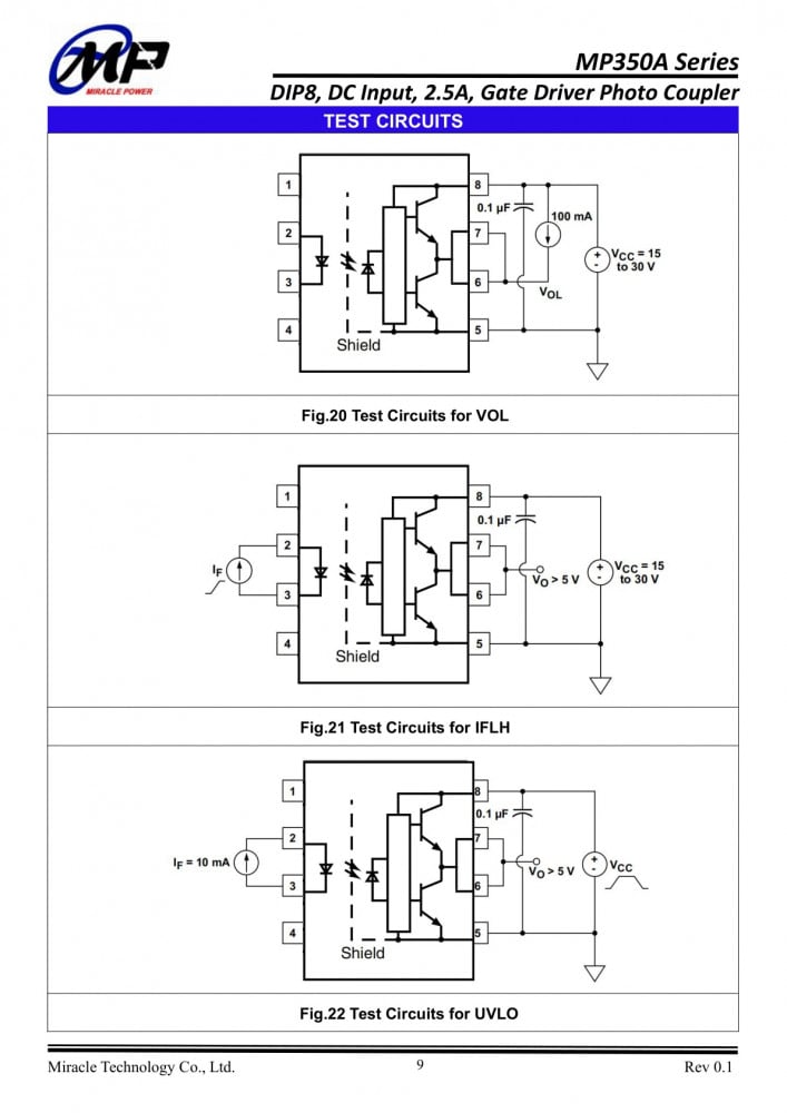 MP350A datasheet page 9