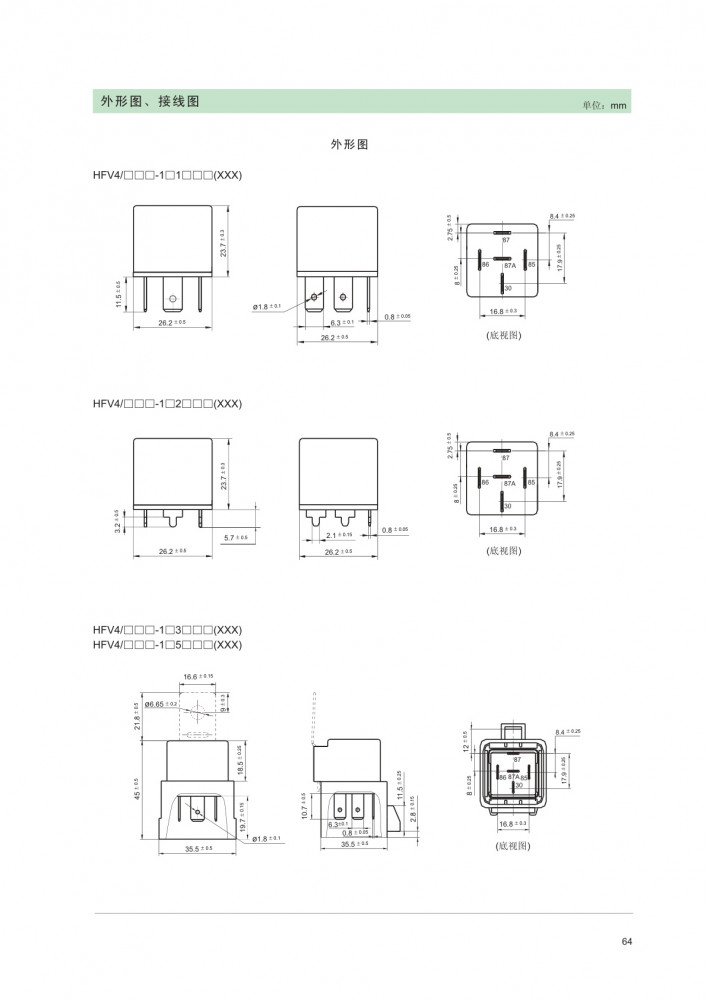 HFV4-012-1Z1GR datasheet page 3
