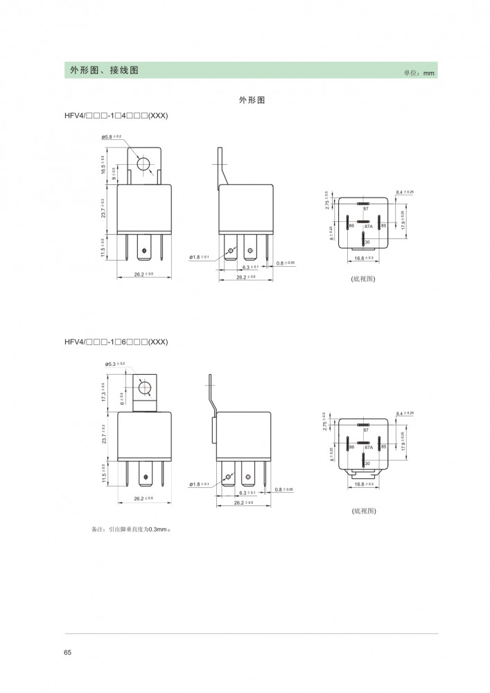 HFV4-012-1Z1GR datasheet page 4
