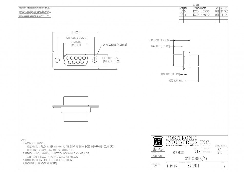 SND9S0000G/AA technical drawing preview