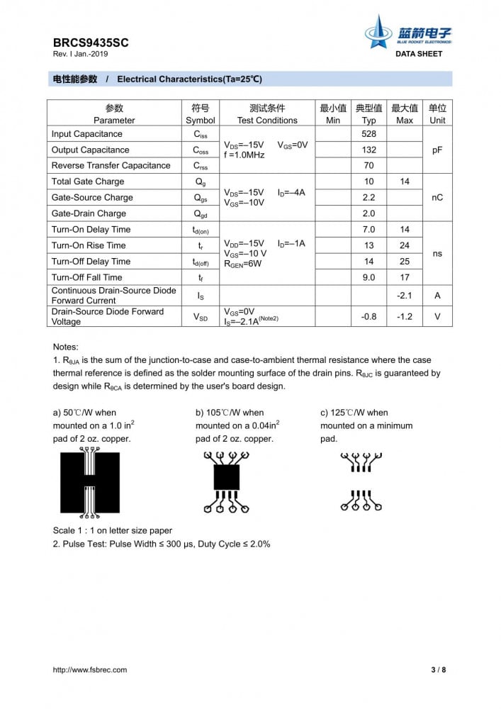 BRCS9435SC datasheet page 3