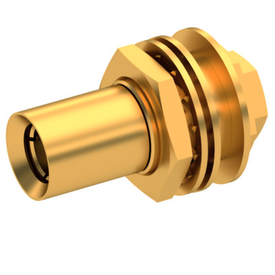 SLB / STRAIGHT PLUG FEMALE SOLDER CLAMP FOR .085''/50 SR GOLD FLOAT MOUNT/BLIND MATE for sale