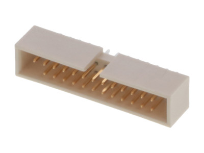 C-Grid Header, 2.54mm Pitch, Surface Mount, Dual Row, Vertical, 26 Circuits, Tin (Sn) Overall Plating, without Cap or Peg, Tube Packaging, Lead-Free