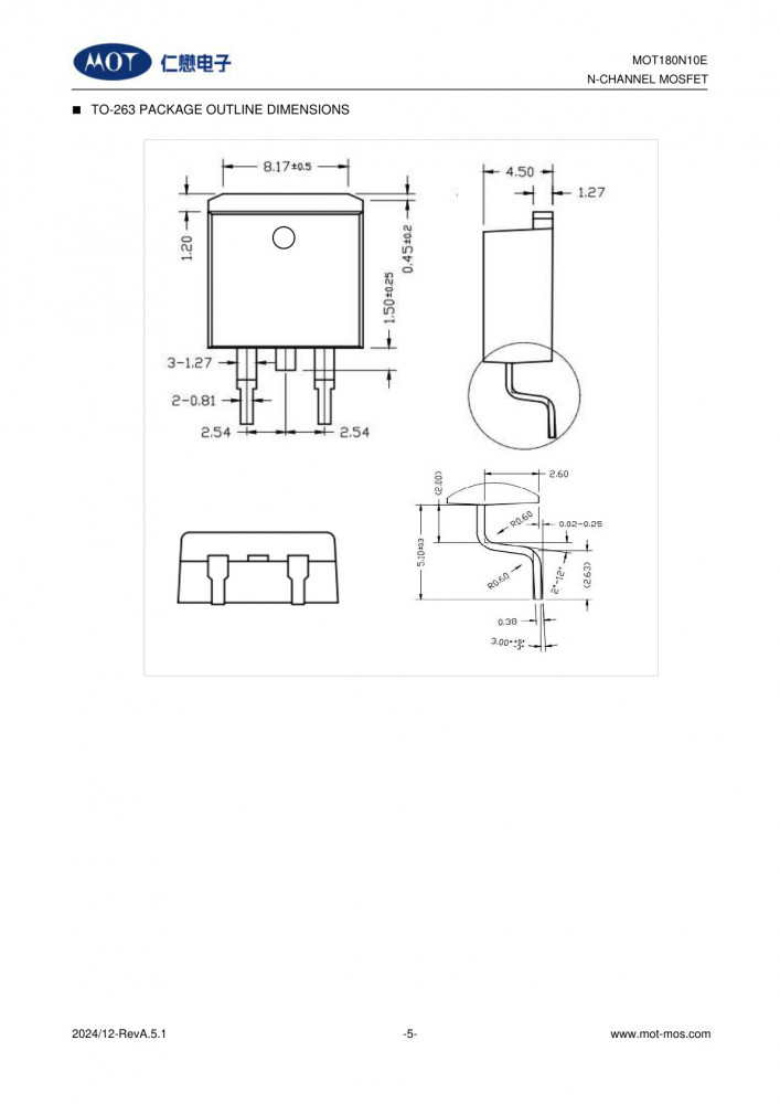 MOT180N10E datasheet page 5