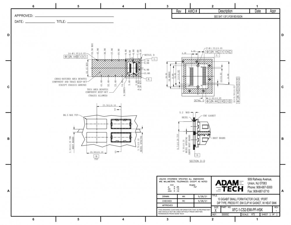 XFC-1-CS2-EMI-PF-HSK technical drawing page 3