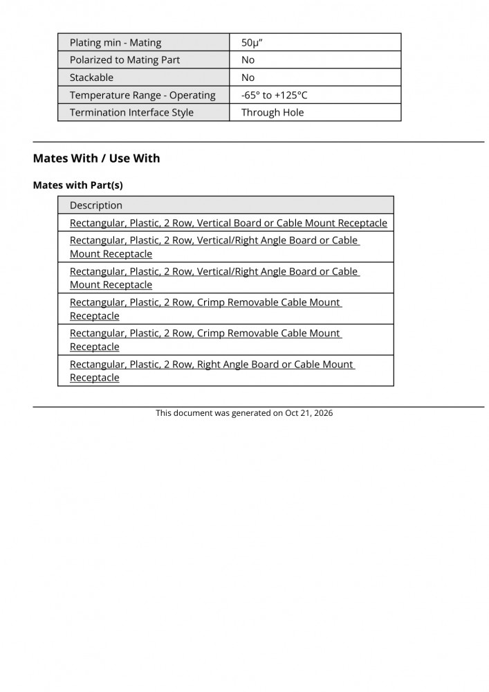 WTAV14PD11J-D01 technical document preview, page 3