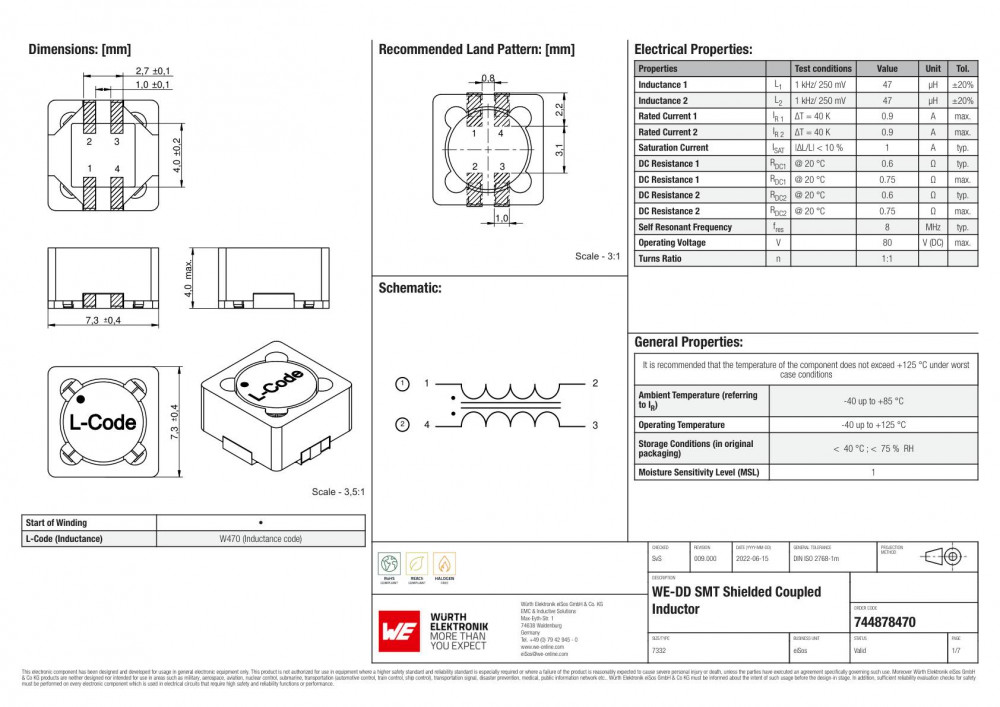 744878470 datasheet page 1