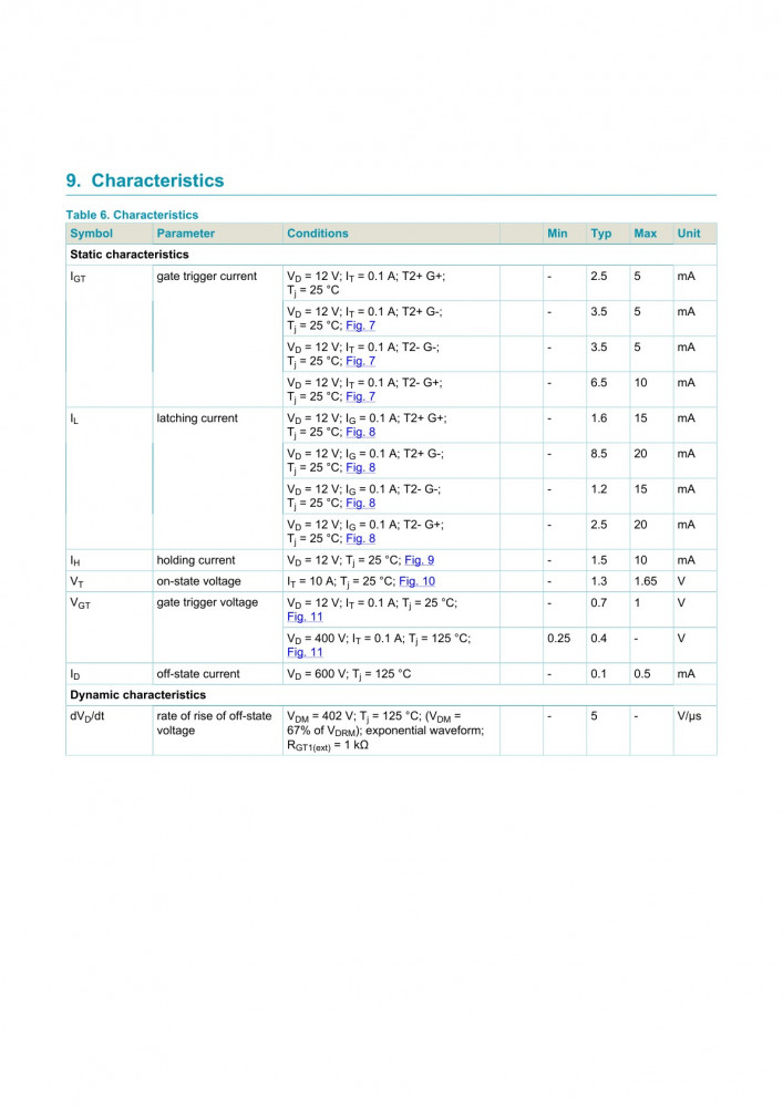 BT137S-800E datasheet page 7