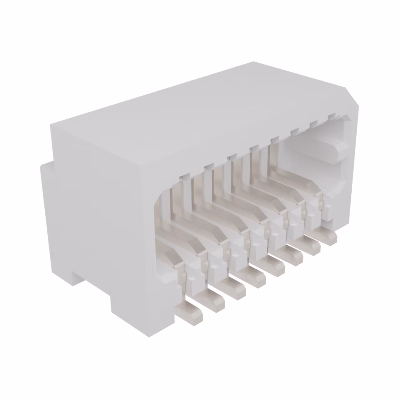 SlimStack Board-to-Board Connector, 0.80mm Pitch, Plug, 5.65mm Mated Height, 16 Circuits, Right-Angle, without Boss for sale
