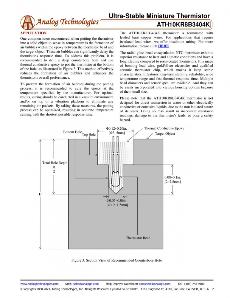 ATH10KR8B3404K technical document page 2